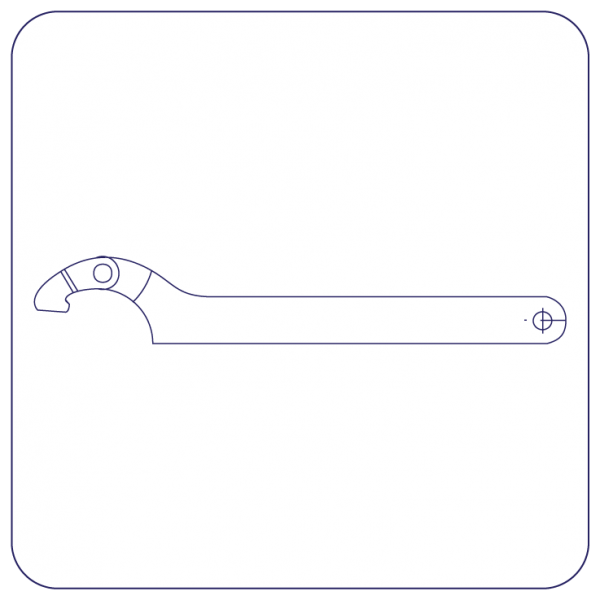Stainless Steel Din Adjustable Spanner - Concept Stainless
