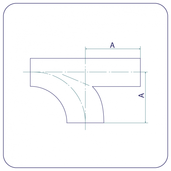 Stainless Steel Hygienic Swept Tees,Grade 316L,Dull Polished - Concept ...