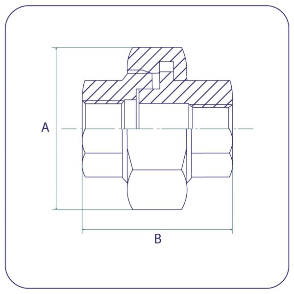 Cone Seat Unions BSPP 316 EN10241 - Concept Stainless