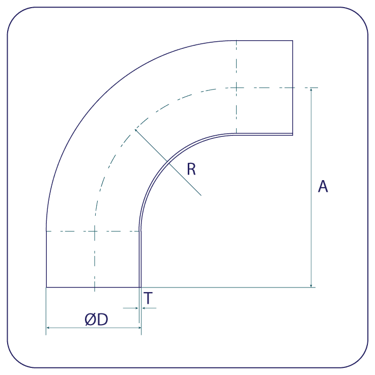 90° Bends x 3D Grade 316L POL - Concept Stainless